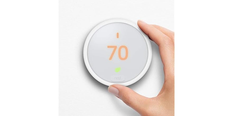 Google Nest Thermostat E - Programmable Smart Thermostat for Home T4000ES
