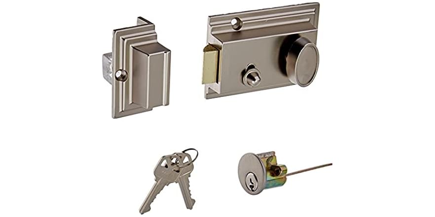 Single Cylinder Satin Deadlatch Lock