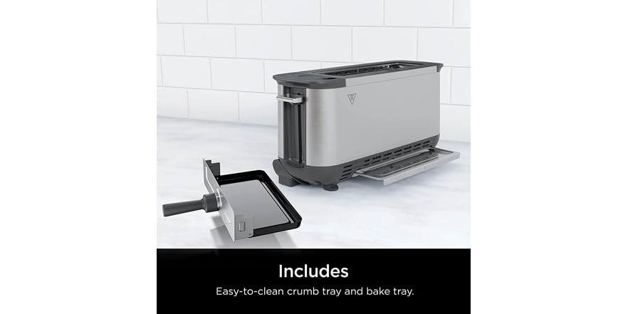 Ninja ST101 Foodi 2-in-1 Flip Toaster, S&D