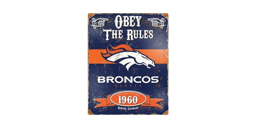 NFL Vintage Metal Signs
