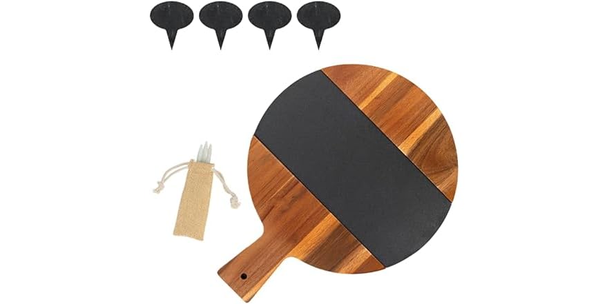 Charcuterie Board w/ Chalkboard Labels