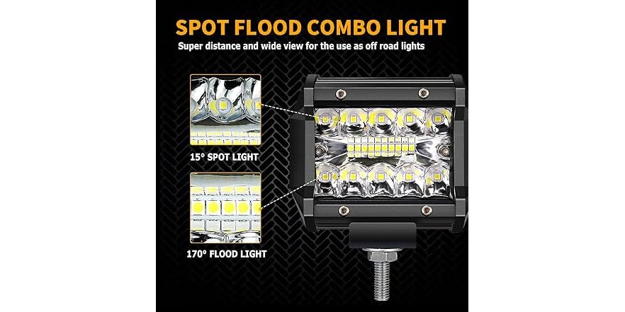 TURBO SII LED Pod Lights 4 Inch 60W
