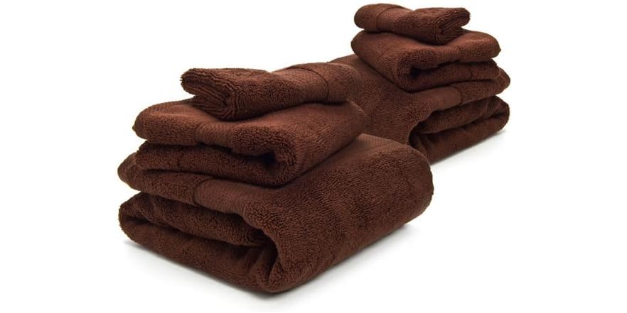 Microcotton 6-Pc Towel Set - 6 Colors