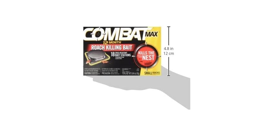 Combat Max 12 Month Roach Killing Bait