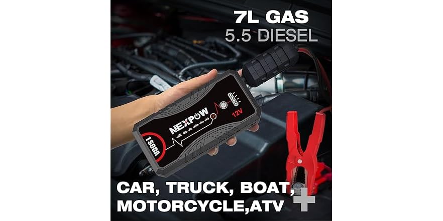 NEXPOW 1500A Jump Starter