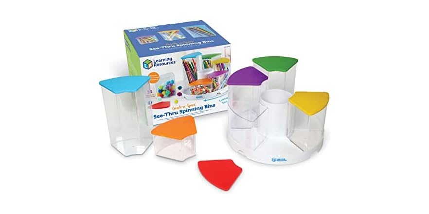 Create-a-Space See-Thru Spinning Bins 476891