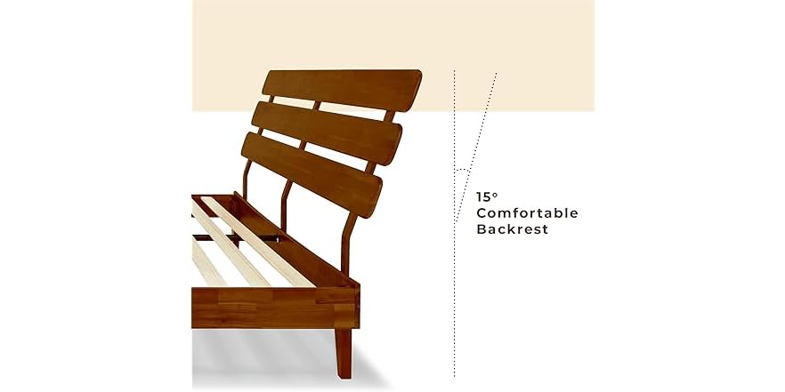 Bme Caden 15 Inch Deluxe Bed Frame with