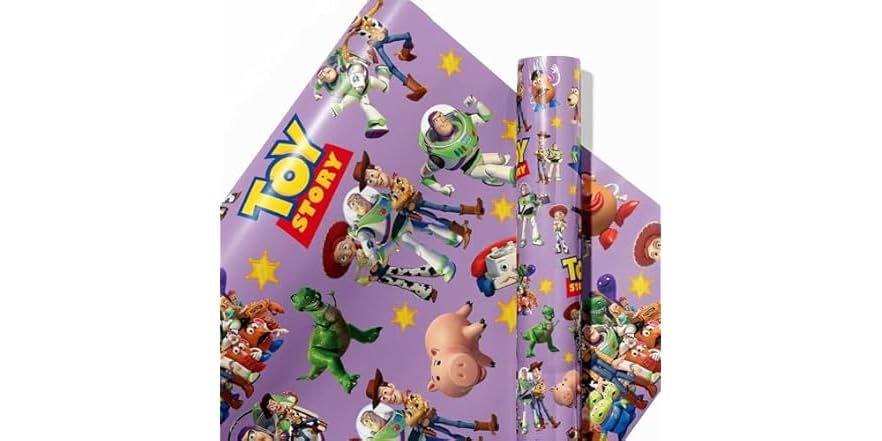 5 Pcs Toy Wrapping Paper 20x30"