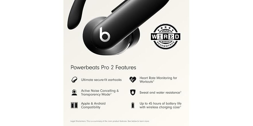 Beats Powerbeats Pro 2 Wireless Bluetooth Earbuds (Grade A Refurbished ...