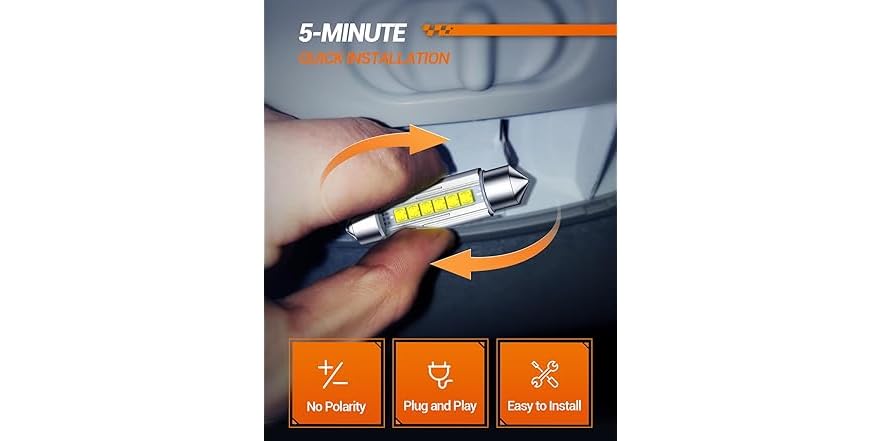 SEALIGHT 578 LED Bulb Super Bright 6500K White