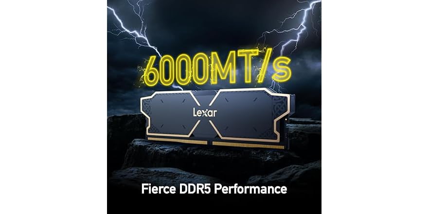 Lexar 32GB (2x16GB) THOR OC DDR5 RAM 600 (Open Box)
