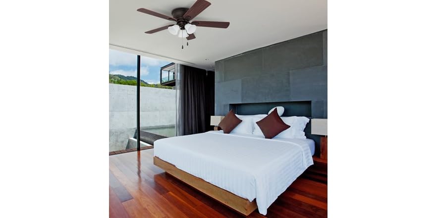 Saddle Ridge Low-Profile Hugger Ceiling Fan