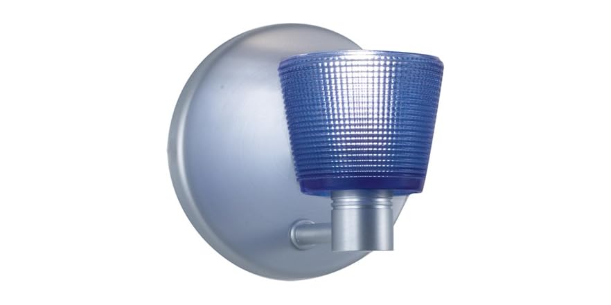 Tiny Grids 1-Light Glass ADA Wall Sconce