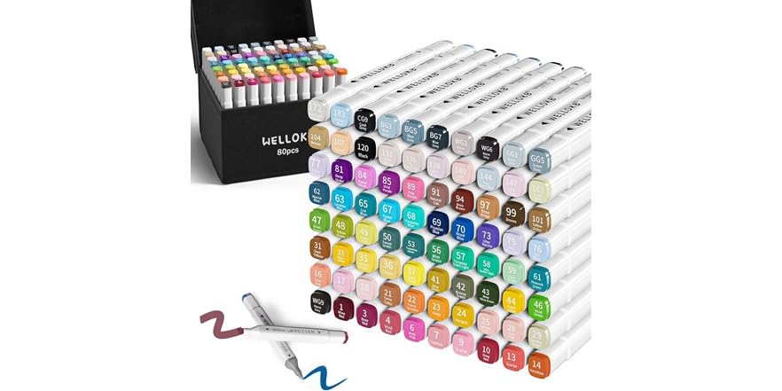 Dual Tip Alcohol Markers