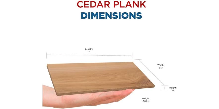 Jaccard Premium Cedar Plank, Large, (2-pack)
