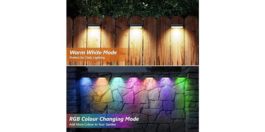 Hakol Solar Outdoor Lights for Deck - 4 Pack