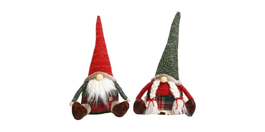 9" Country Gnomes (Set of 2)