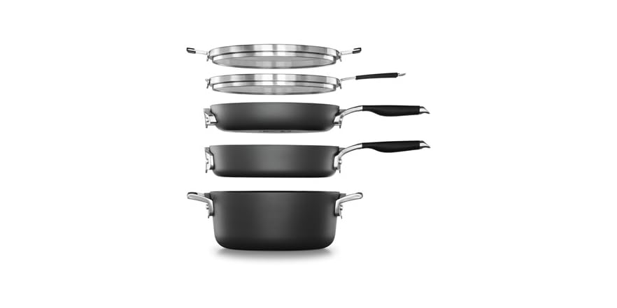 Calphalon Space Saving 11-Piece Cookware Set