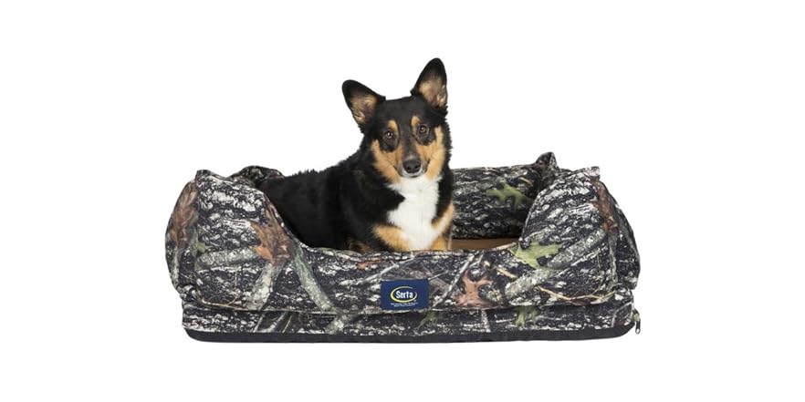 True Timber Serta Cuddler Dog Bed