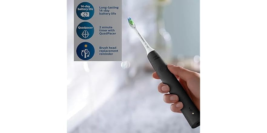 Philips Sonicare Electric Toothbrush Bundle Black