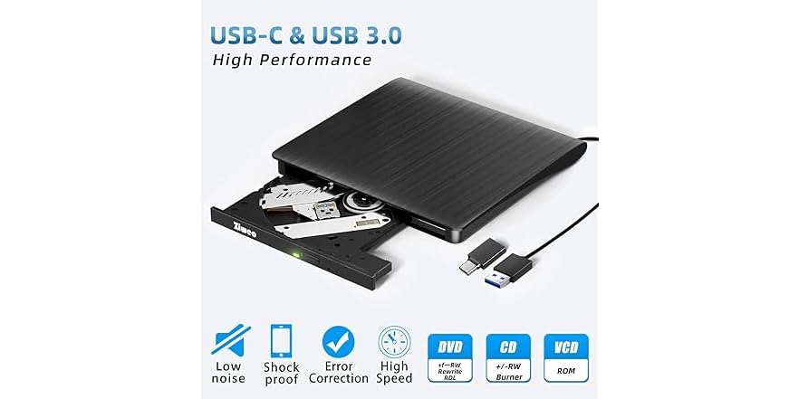 Ziweo External DVD Drive