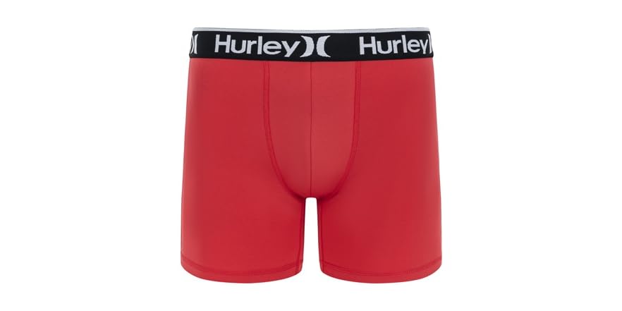 Hurley Men's 6 Pack Regrind Boxer Brief