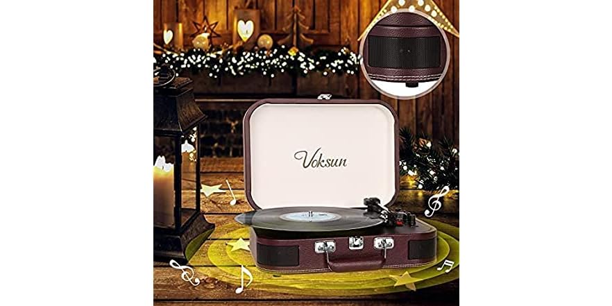 VOKSUN Record Player