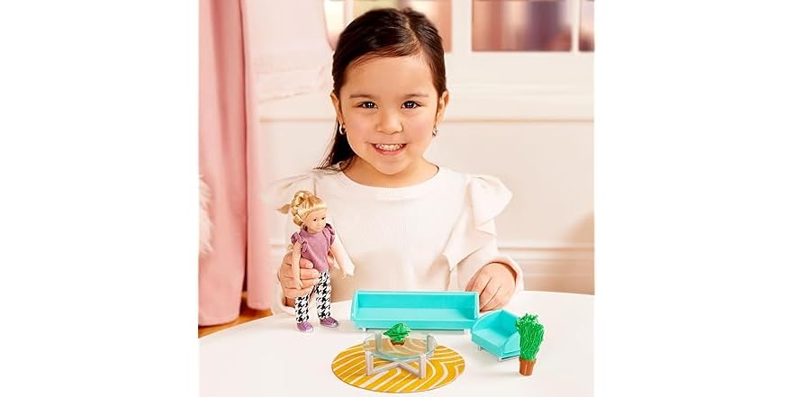 Lori Lori Dolls – Mini Doll & Toy Dog – 6-inch Doll & Span