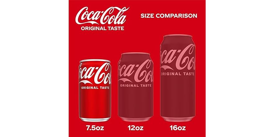 Coke Mini-Can 7.5oz, 10 pack
