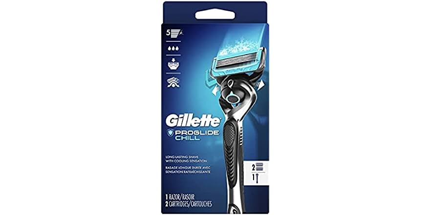 Gillette Proshield Chill Men’s Razor + 2 Refills