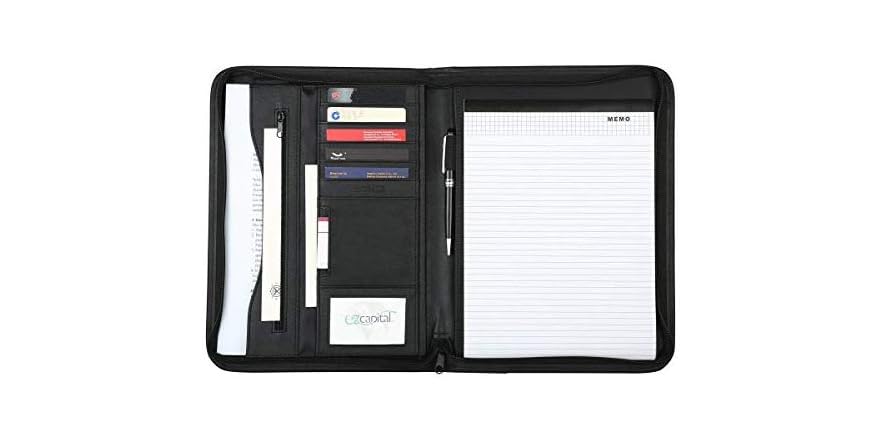 Leathario File Folder Padfolio