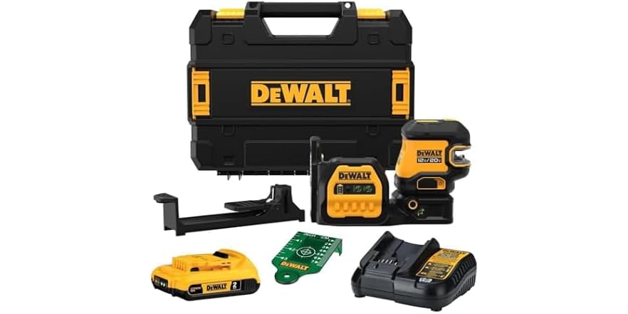 DEWALT DCLE34520G 20V/12V MAX Laser Level Kit
