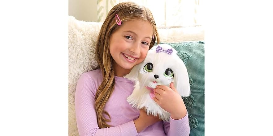 FurReal GoGo Walkin’ Pup Maltese Interactive Toy