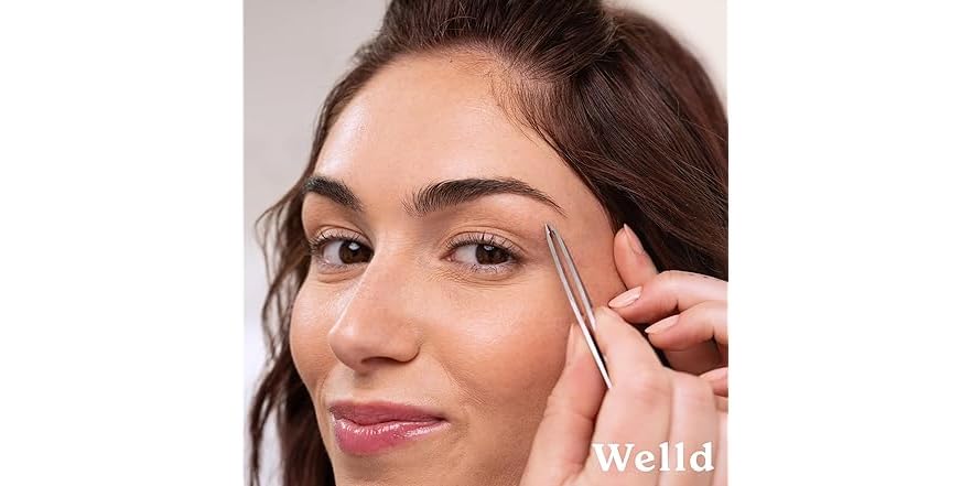 Welld Slant Tweezer Stainless Steel