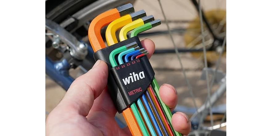 Wiha 66980 9pc Ball End Hex L-Key Set - Metric