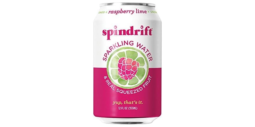 Spindrift Raspberry Lime Water 12oz