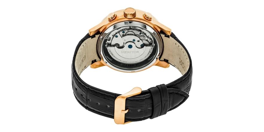 Heritor Men's Hannibal Skeleton Watch