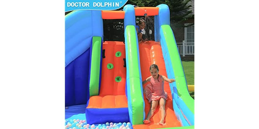 Doctor Dolphin Double Slide Water Castle