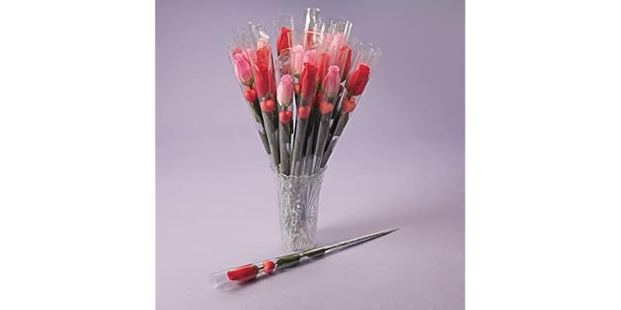 Individually Wrapped Stem Roses