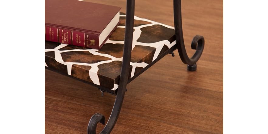 Animal Print Accent Table - Giraffe