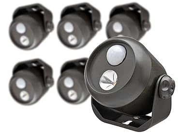 Mr. Beams Mini Spotlight, 80-Lumens, 6-Pack
