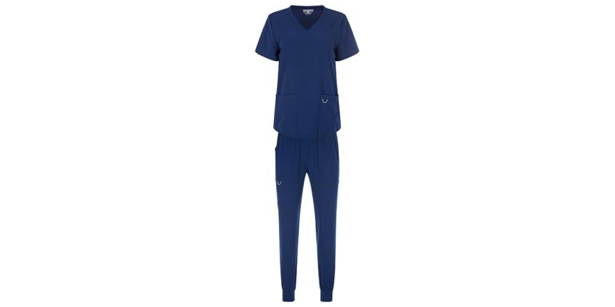 Nursing Uniform Stretch Jogger Scrubs Set