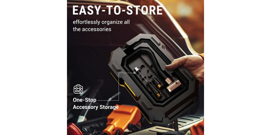 Portable Air Compressor, Cordless Rechargeable