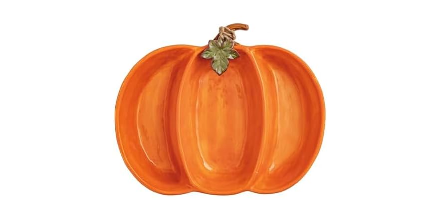 Thanksgiving Triple Dip Pumpkin Server