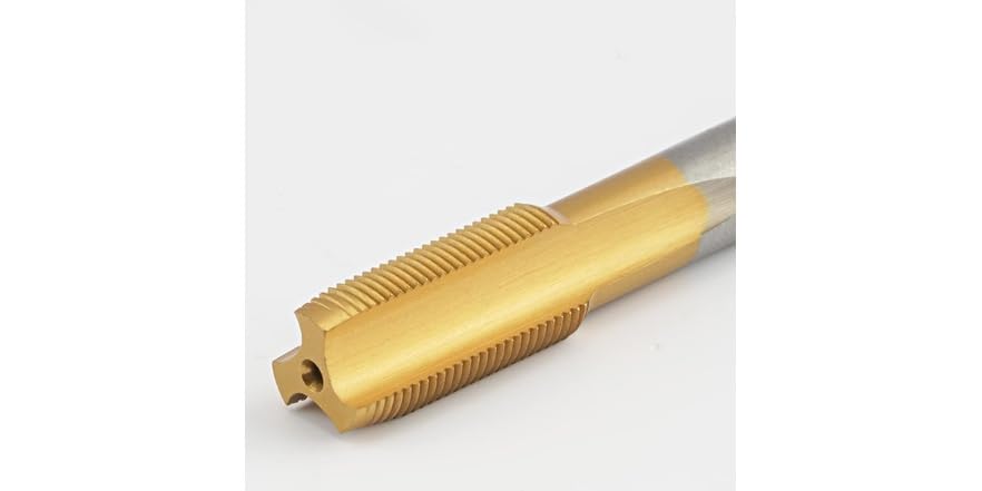 2 PK Ti-Coated Straight Flute Thread Tap