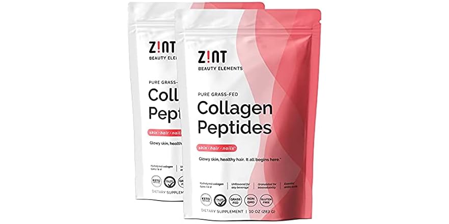Zint Collagen Peptides Powder, 2 Pack