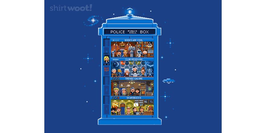 Tiny Time Machine Zip Hoodie