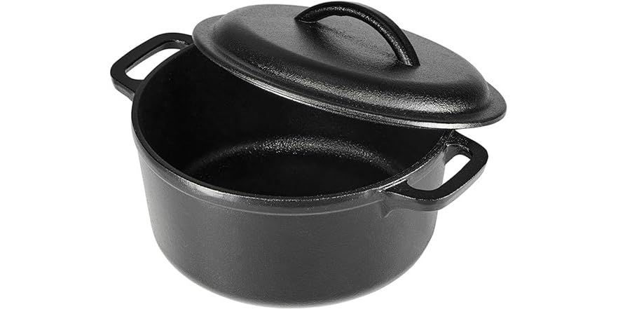 Amazon Basics Cast Iron, Pick Size, Color (Open Box)