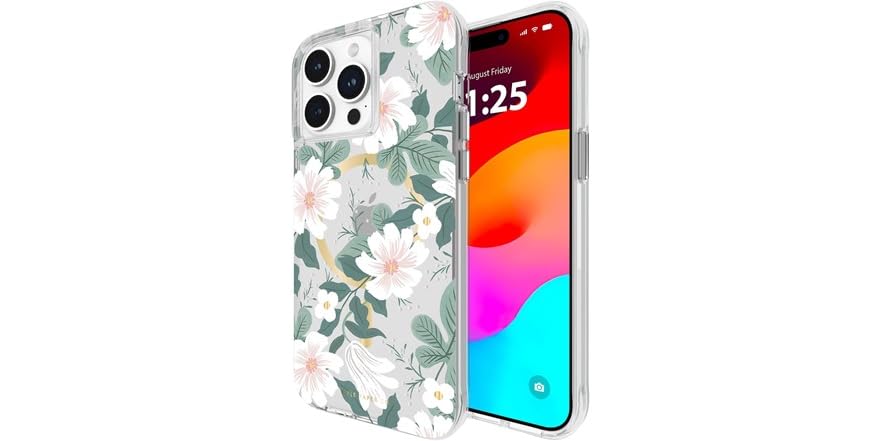 Rifle Paper Co. iPhone 15 PRO MAX Case [Compatible with MagSafe] [12ft ...