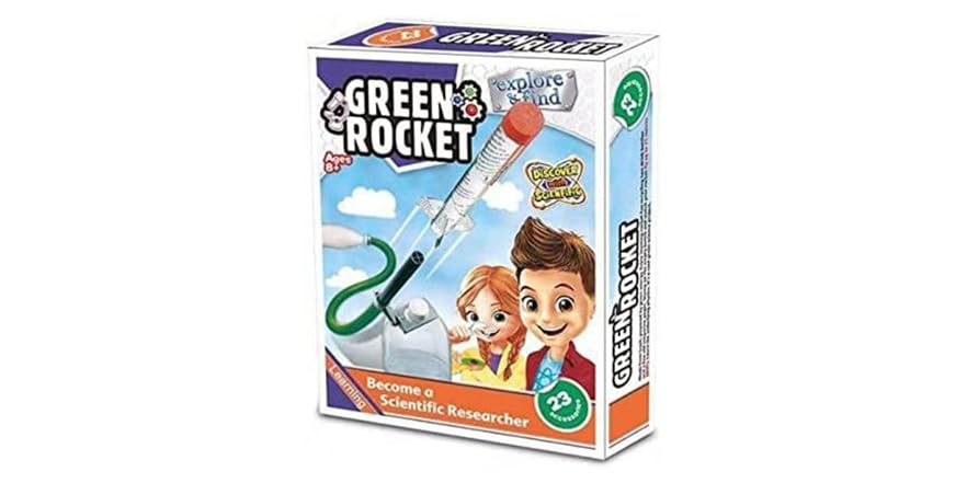 Science Kit Toys - Green Rocket